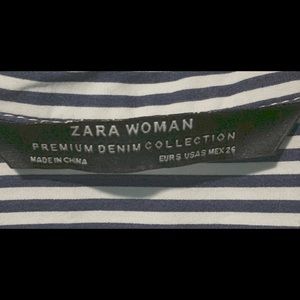 Zara | Tops | Zara Premium Collection Embroidered Shirt | Poshmark